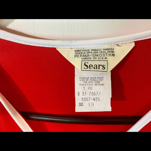 Sears | Dresses | Vintage Womens Sears Red Tent Dress Size 8 | Poshmark